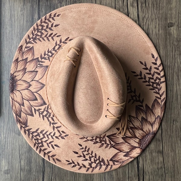 Wildflowers, Custom Cowboy Hat, Boho Hat, Custom Western Hat, Boho ...