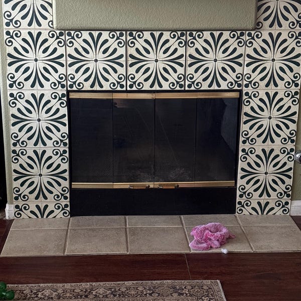 Green Peel and Stick Vinyl Cover Tile Stickers Wall Decor Wallpaper ...