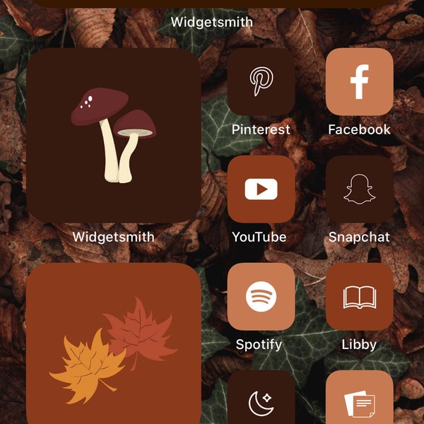 Fall Aesthetic Ios 26 & Android 600 App Icons Pack | Cozy, Autumn ...
