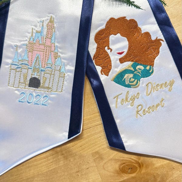 The Little Mermaid Ariel Machine Embroidery. Established 1989. - Etsy