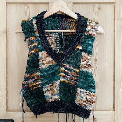 Knitting Pattern: Classic V-neck Vest, Comfortable Fit, Beginner to ...