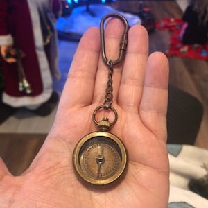 Custom Keychain, Personalized Keychain, Keychain Compass, Engraved Gift ...