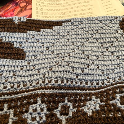 The Lovers Tarot Overlay Mosaic Crochet Blanket PATTERN ONLY - Etsy