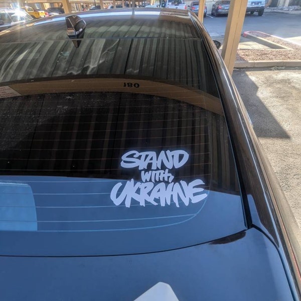 Vinyl Car Sticker Ukrainian Symbol Stickers Flag Sticker Ukraine ...