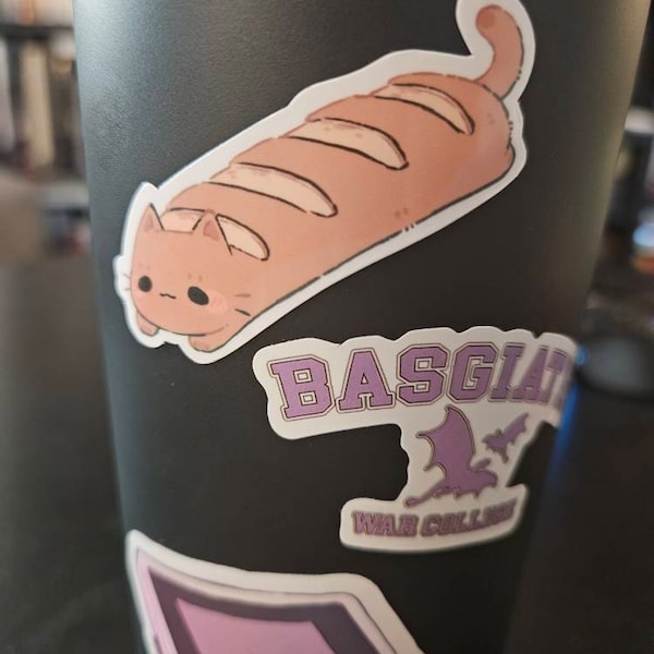 Bread Cat Sticker Set | Cute Cat Sticker Waterproof Durable Stickers ...