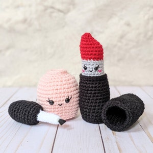 Crochet Makeup Pattern Bundle Amigurumi Makeup Patterns | Etsy