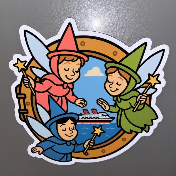 Disney Wish Cruise Ship Sticker | DCL Stationery | Laptop Sticker ...