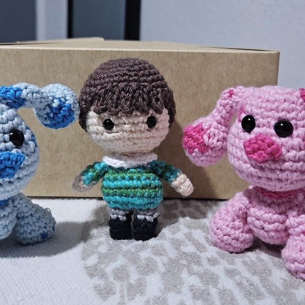 Blue's Clues' Steve and Blue PDF Pattern Bundle | Blue's Clues Dog ...