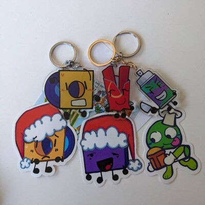 Firey Bfdi Keychain Bfdi Battle for Dream Island BFB Battle for BFB Object Show - Etsy