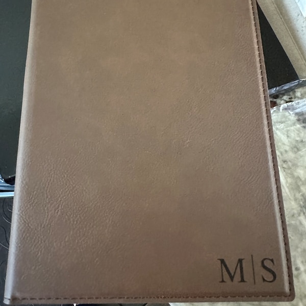 Leather Portfolio, Leather Padfolio, Personalized Leather Portfolio ...