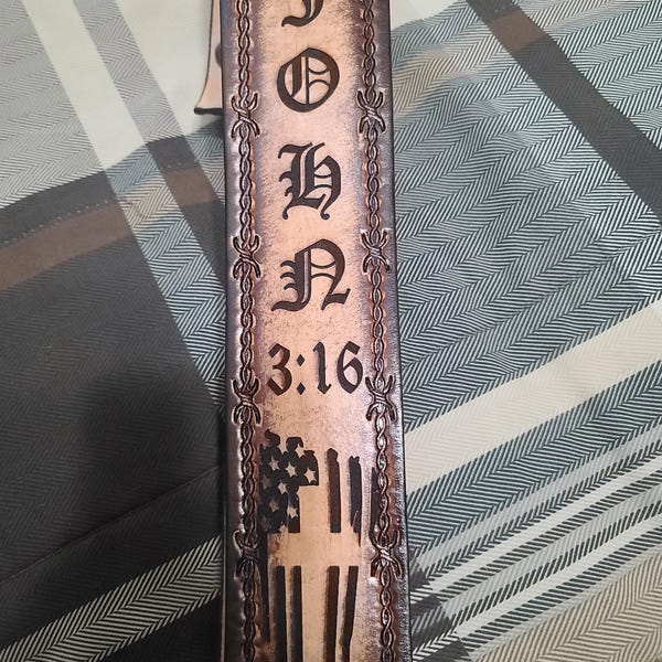 LINEMAN Gift, Lineman Belt, IBEW Gift, Handcrafted Leather Belt, Made ...