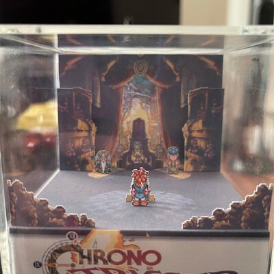 Chrono Trigger the Trial Shadow Box Diorama Art - Etsy