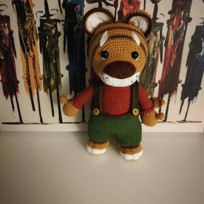 Crochet Pattern Tiger Louis Amigurumi PDF - Etsy