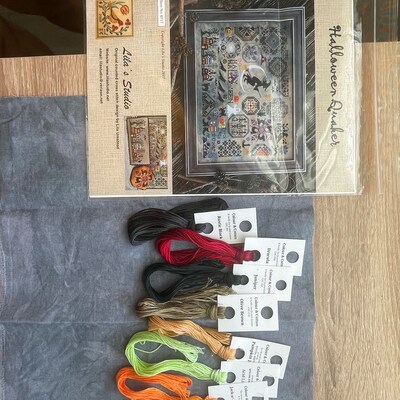 Counted Cross Stitch, Halloween Quaker, Witch, Black Cats, Cross Stitch Patterns, Halloween ...