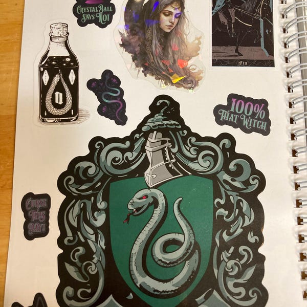 Unused Sticker Club Reusable Sticker Book for Sticker Collector, 6x8 ...