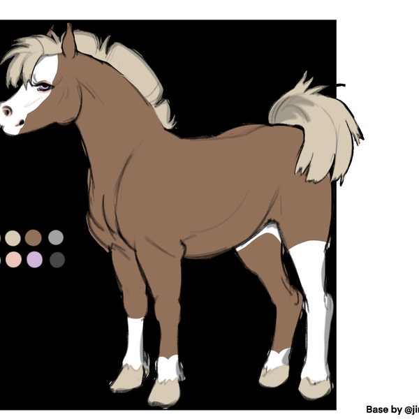 Hyena Ref Sheet Base - Etsy