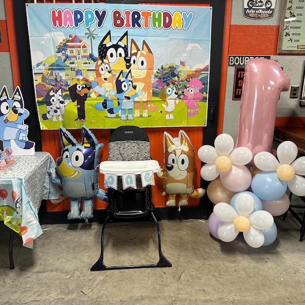 Bluey Birthday Decorations, Party Decorations, Party Supplies, Balloons ...