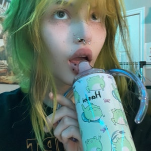 Friendly Frogs Sippy Cup 12 Oz Double Walled Stainless Steel - Etsy