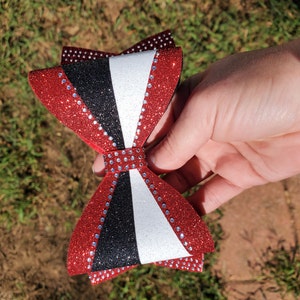 3 Texas Size Cheer bow single layer squad discounts | Etsy
