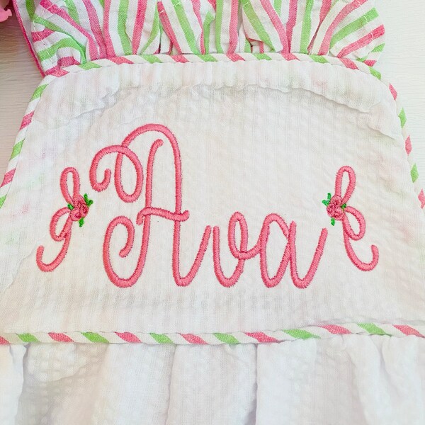Side Bow Floral Machine Embroidery Design - Etsy