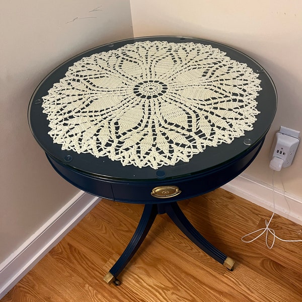 33 Inch Giant Doily, Large Centerpiece, Tablecloth, Crochet Doily ...