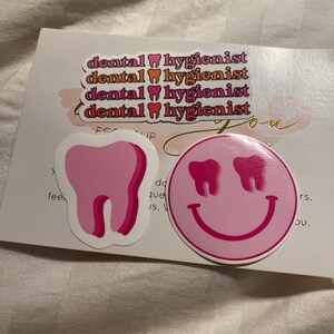 Random Dental Sticker Pack 5 Stickers - Etsy