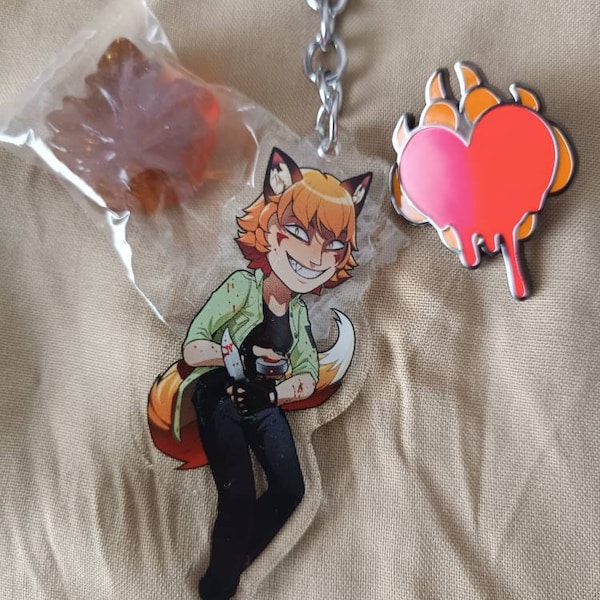 Hard Enamel Pin - Ren Heart - Etsy