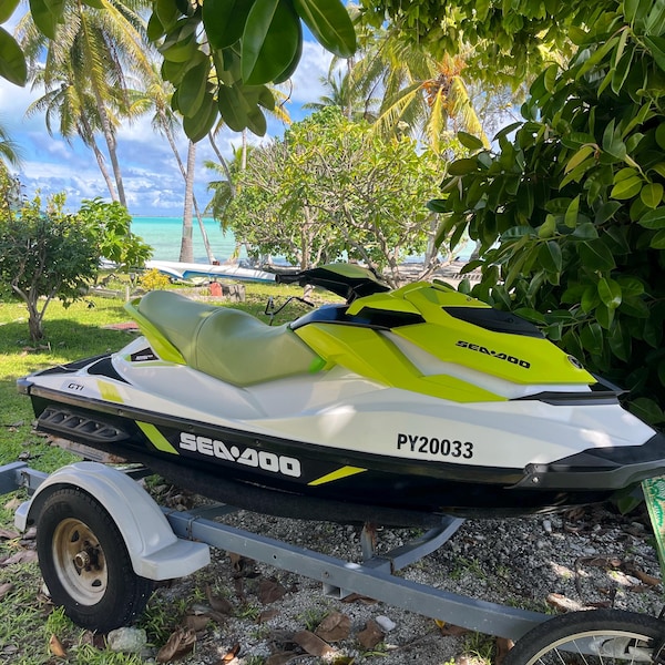 SEADOO RXT X Rs 300 2019 Graphics / Decal / Sticker Kit Yellow & Black ...