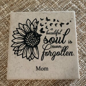 Memorial Tile in Loving Memory Personalized - Etsy