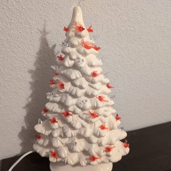 100 Med/large Twist Lights Bulbs for Vintage Ceramic Christmas Tree, W ...