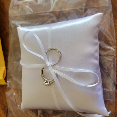 Wedding Ring Pillow, Ring Bearer Box Pillow, Mini Ring Pillow, Rustic ...