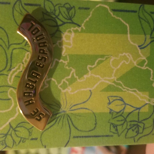 Se Habla Español Enamel Pin, Bilingual Lapel Pin - Etsy