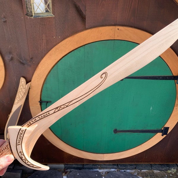 Tauriel's Blades Wood Replica Dagger Knives Sword LOTR Hobbit - Etsy
