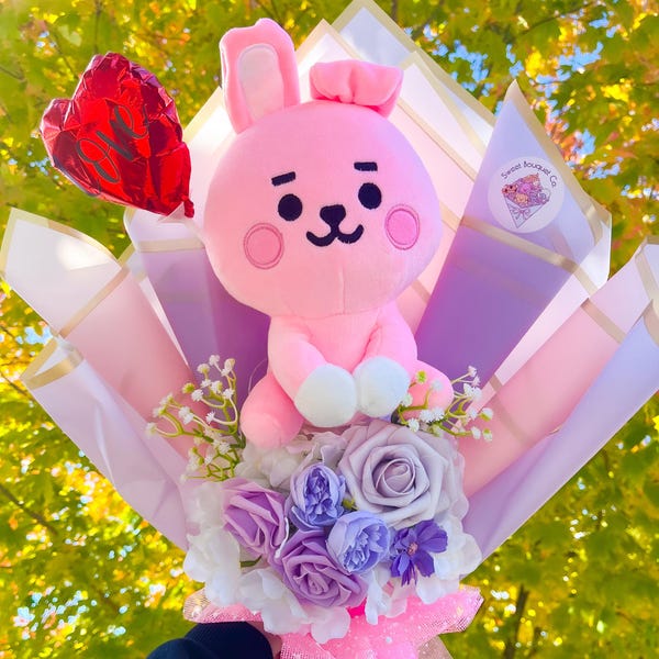 BT21 Bouquet, BTS ARMY Bouquet, Bts Gift, BTS Bouquet, Birthday Gift ...