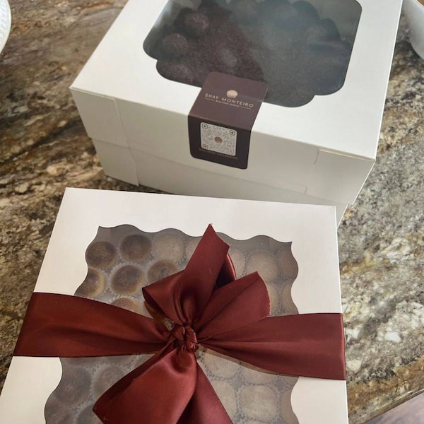 100 Pcs. Box Stickers, Shop Logo Label for Packaging, Wrapping Supply ...