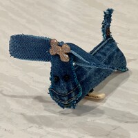 Denim Bear Sewing Pattern PDF Easy Hand Sew From Scraps - Etsy Canada