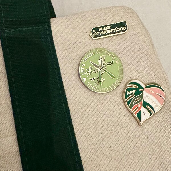 Healing Enamel Pin | Floral Enamel Pin | Mental Health | Self-care ...