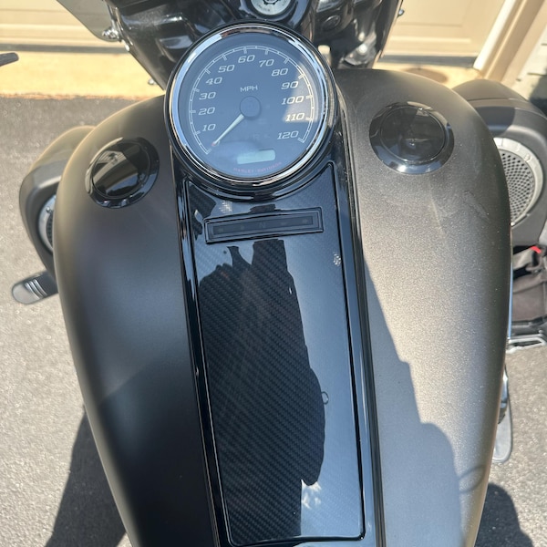 Carbon Dash Insert for Harley Road King - Etsy