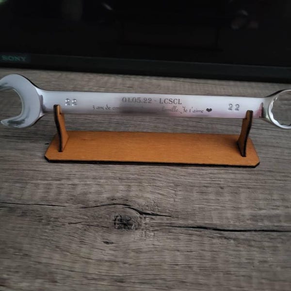 Personalized Wrench, Custom Engraved Spanner, Best Gift for Dad ...