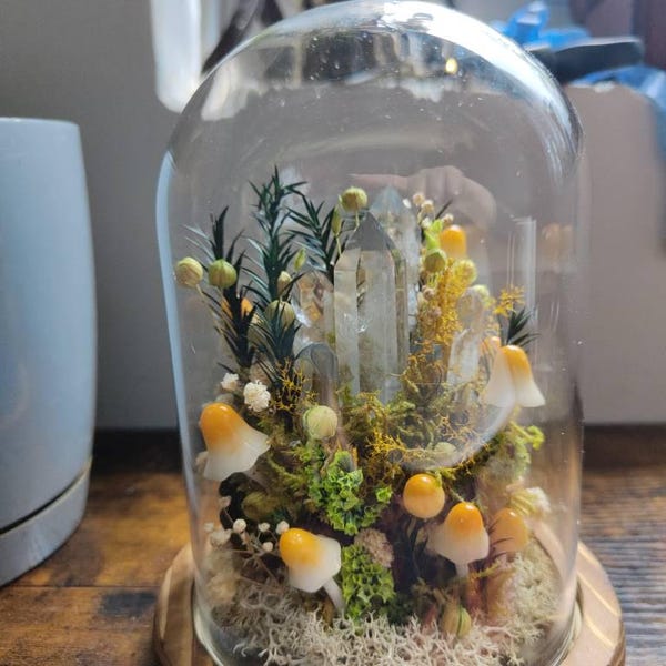 Glowing Crystal Pillars With Healing Properties, Enchanted Forest ...