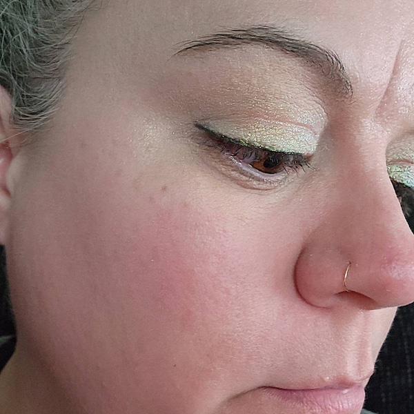 14k Solid Gold Nose Hoop, 6mm, 7mm, 8mm, 9mm 20g Hoop Snug Nose Ring ...