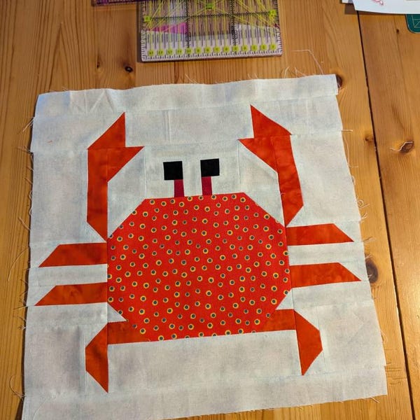 Nautical Gull, Crab, Lighthouse Quilt Block PDF Pattern Bundle Set ...