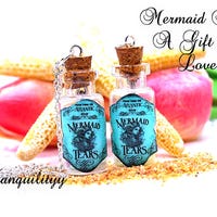 Mermaid Tears Label for Sublimation, Waterslide High Res PNG Digital ...