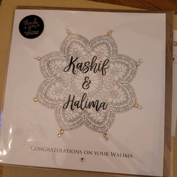 Luxury Personalised Money Envelope, Gift Envelope, Shagan Envelope ...