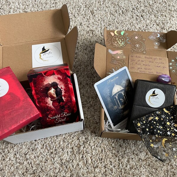 Scarlet Rose Love Tarot & Lenormand • 2 Deck Special Bundle • Hattie ...