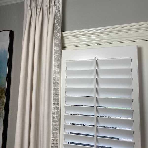 Acrylic Lucite Rectangular Curtain Rod Set- Gold - Includes Drapery ...