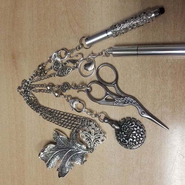 Chatelaine Tools - Gift Sets of 3,4, or 7 Victorian Needlework Tools ...