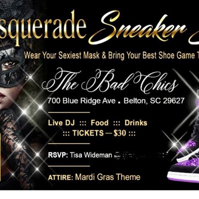 Masquerade Sneaker Ball Red and Gold 50th Any Age Birthday - Etsy