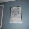 Hexatrek Map Print | the Great French Trail Poster | France Thru Hike ...