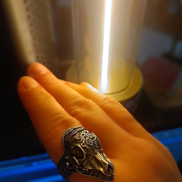 925 Sterling Silver King of Monkeys Ring, Handmade Primate Jewelry ...